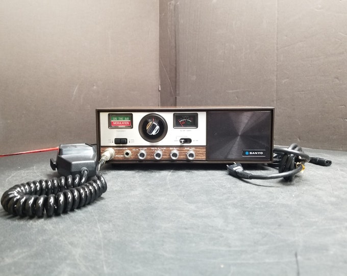 Vintage Sanyo Model TA-1000 Base Station With Microphone - Etsy