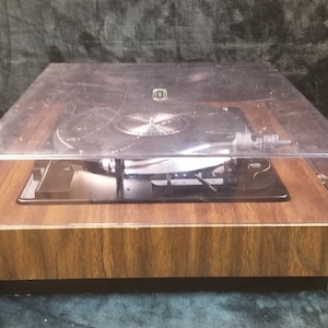 Vintage Yorx Wooden Turntable Record Player Tested Working Needs Stylus ...