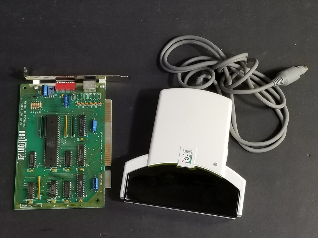 Vintage Logitech Scan Man Hand Held 860004-01 Not Tested - Etsy