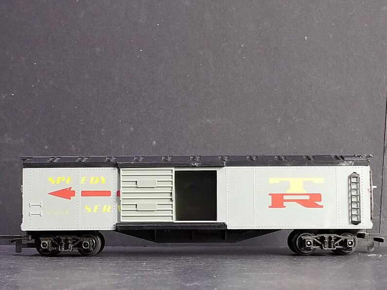 Vintage Tri-ang R 136 Long Box Car - Speedy - Etsy