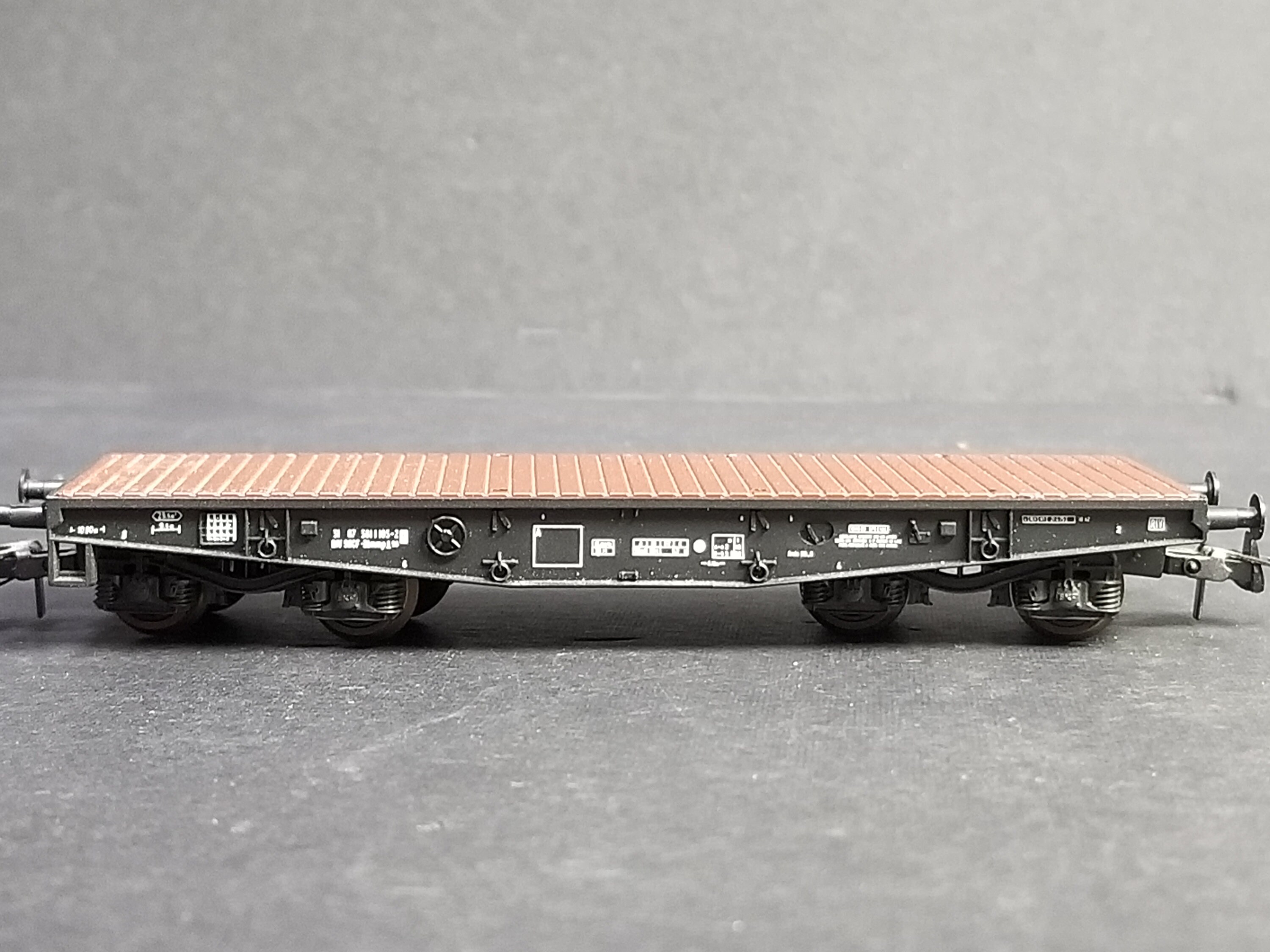 Roco HO Scale Flat Car Riv Sncf Rlmmp Maroon Excellent - Etsy