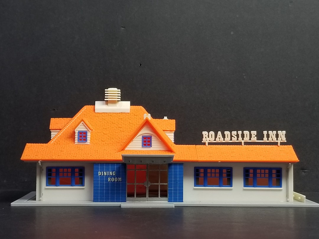 Atlas HO Scale Roadside Inn and Restaurant Building - Etsy