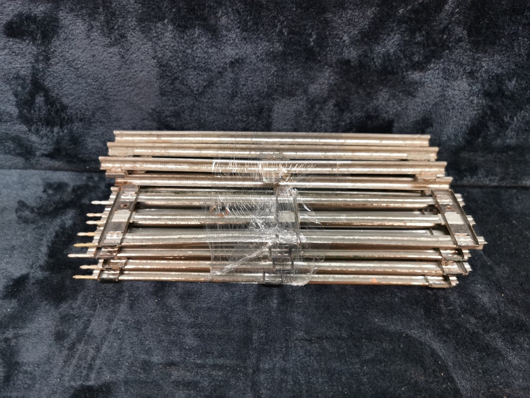 Vintage Lionel Lot of 9 O Scale Black Ties 3 Rail Tubular 9 Inches ...