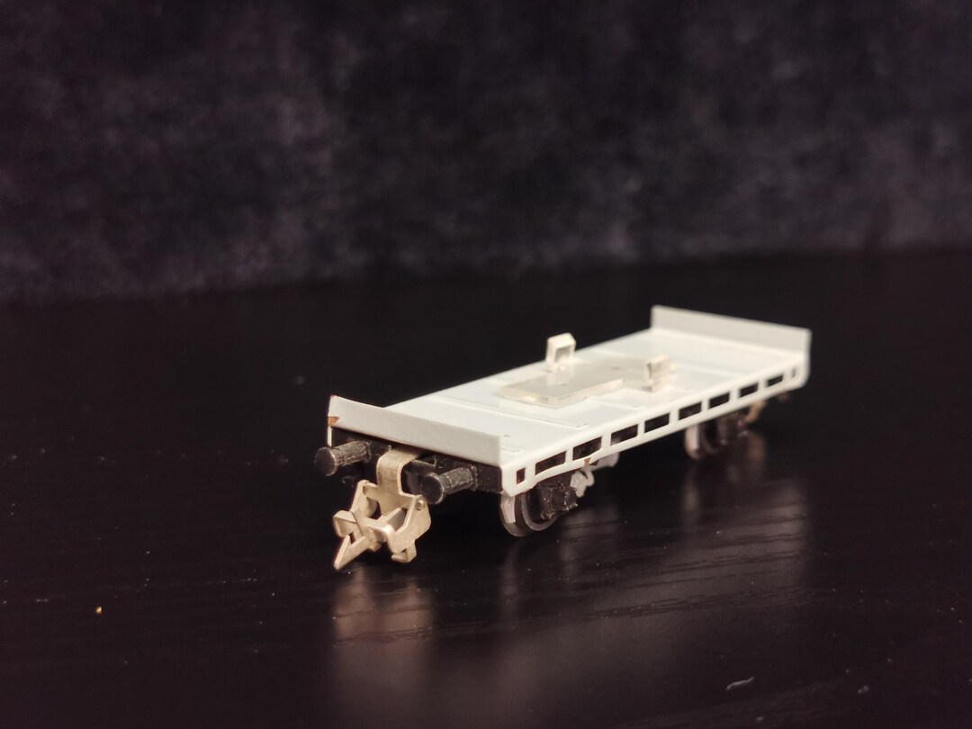 Vintage TT Scale Diecast Metal Flat Car Gray for Train Layout - Etsy