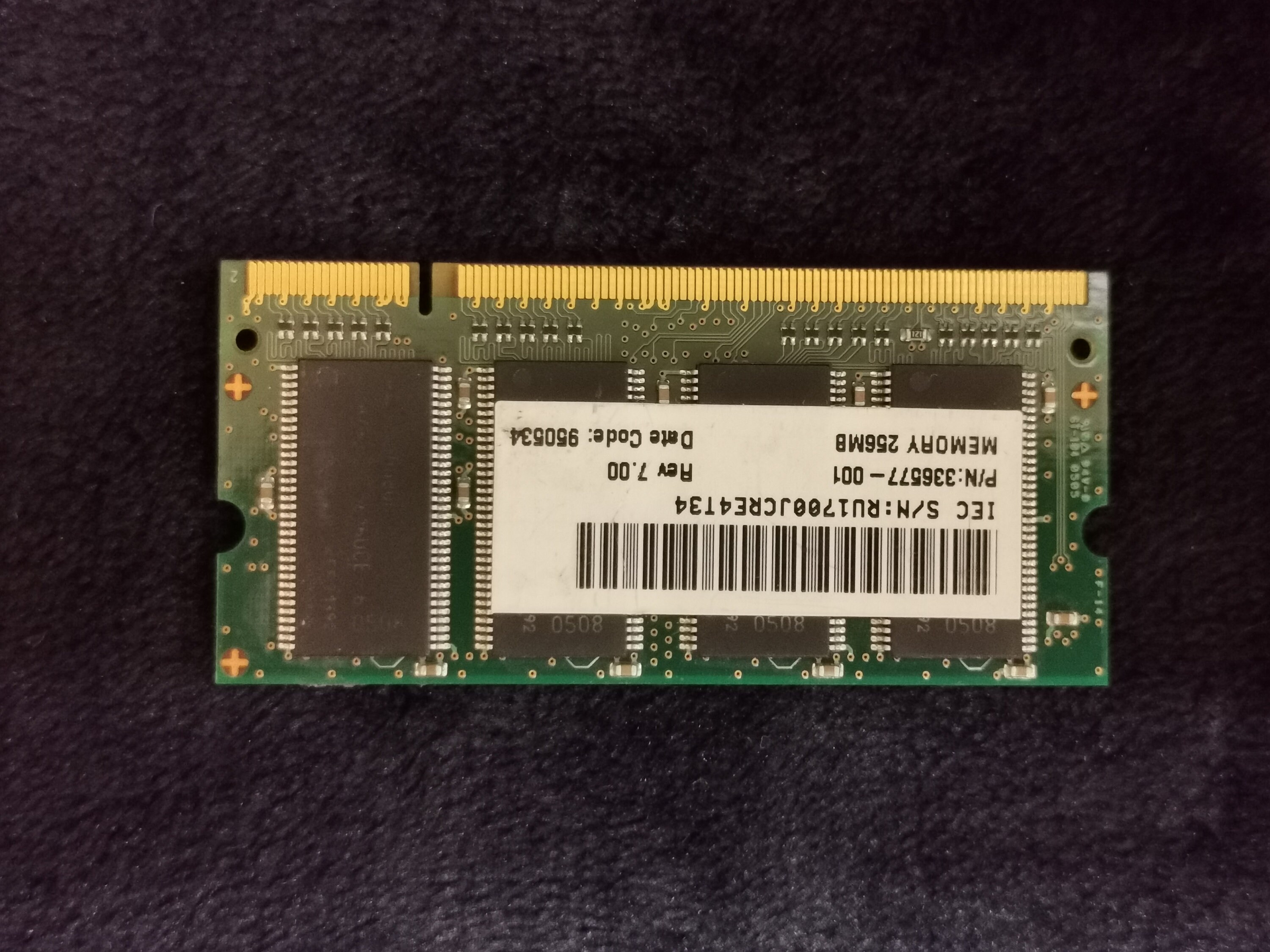 Vintage Infineon Ddr Sdram Laptop Memory Module RAM Lot of 5 - Etsy
