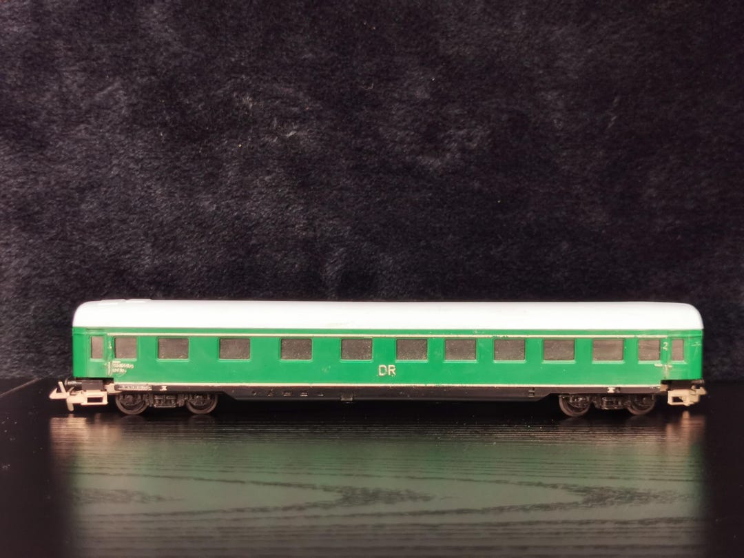 Vintage TT Scale DR Passenger Car: Green Model Train Layout - Etsy