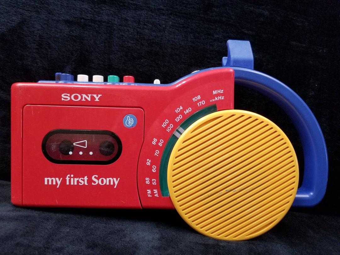 Vintage Sony CFM-2500 My First Sony Radio Cassette Corder for Parts or ...