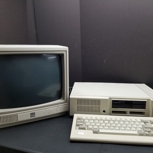 Vintage IBM 4860 PC 4863 Display W/ 7257 Keyboard Tested - Etsy