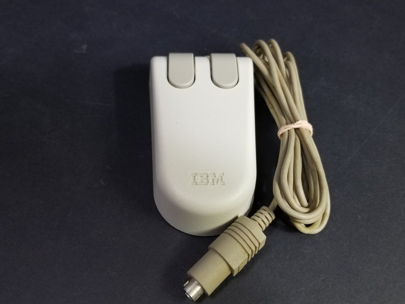 Vintage IBM 2 Button Mouse PS/2 1057313 Rare Mouse Tested - Etsy