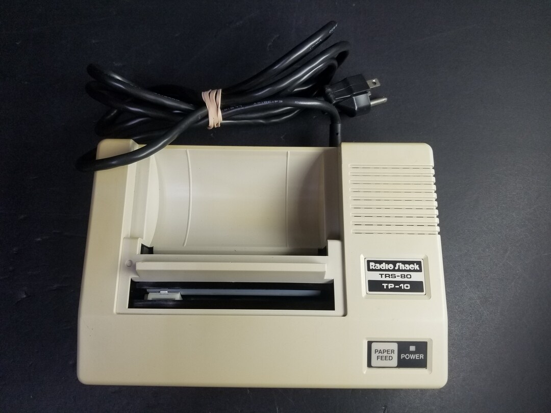 Vintage Radio Shack TRS-80 TP-10 Thermal Printer Tested - Etsy