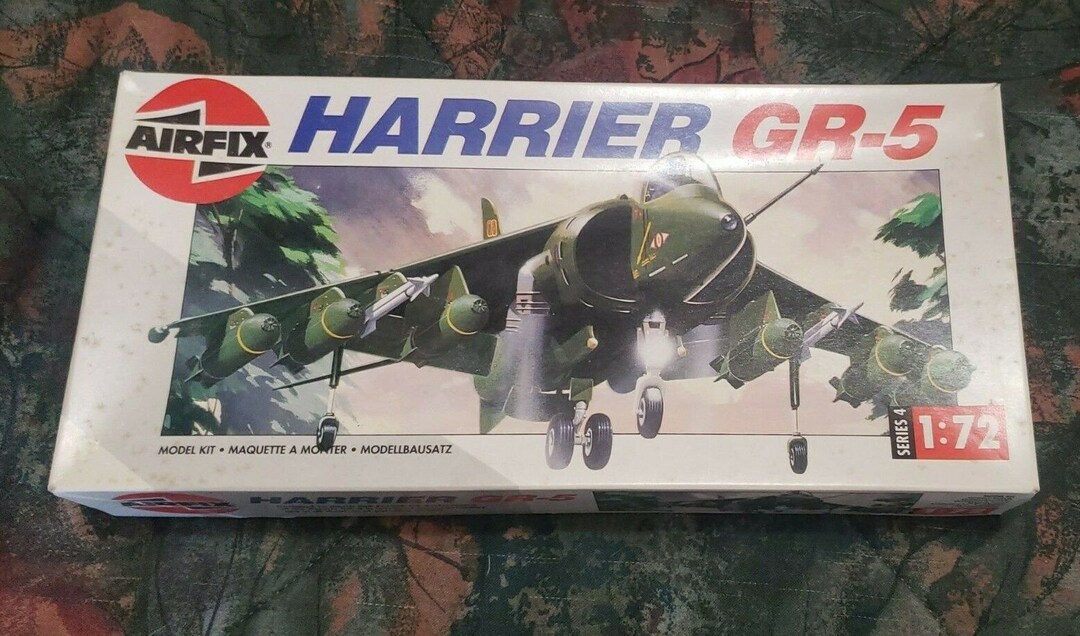 Airfix 1:72 Harrier GR 5 Kit Vtol Fighter Jet Airplane British Nato Raf ...