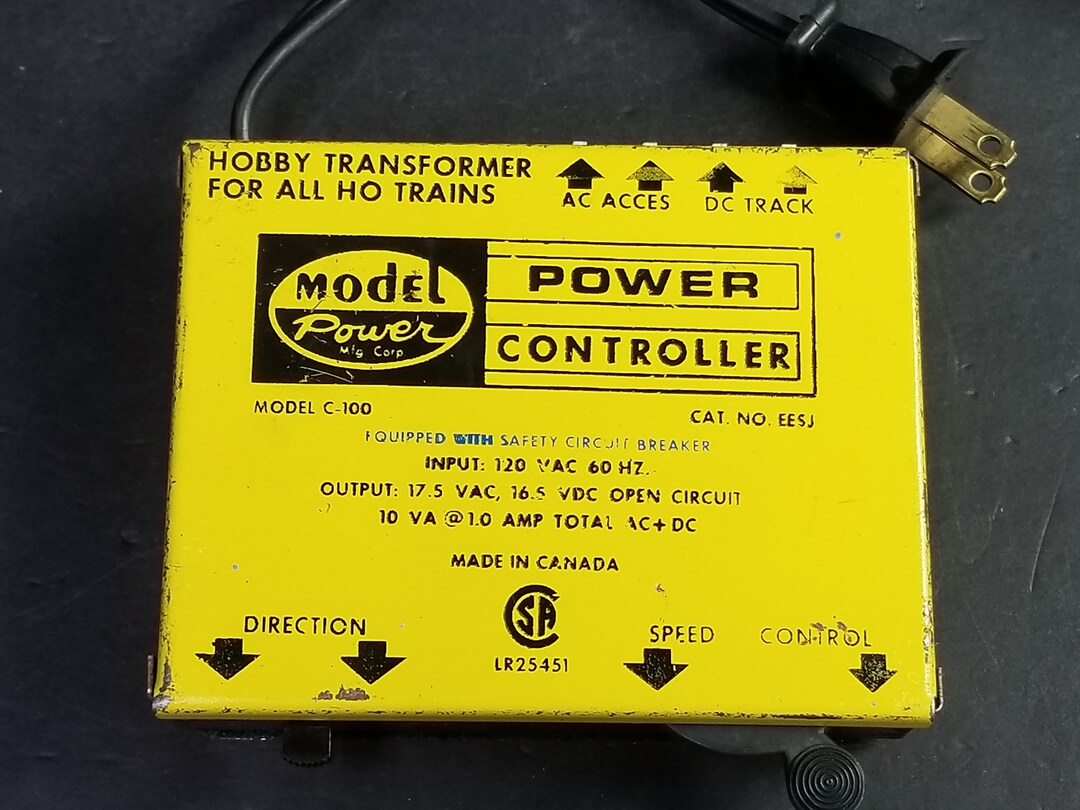 Model Power HO Scale Model C-100 Hobby Transformer - Etsy