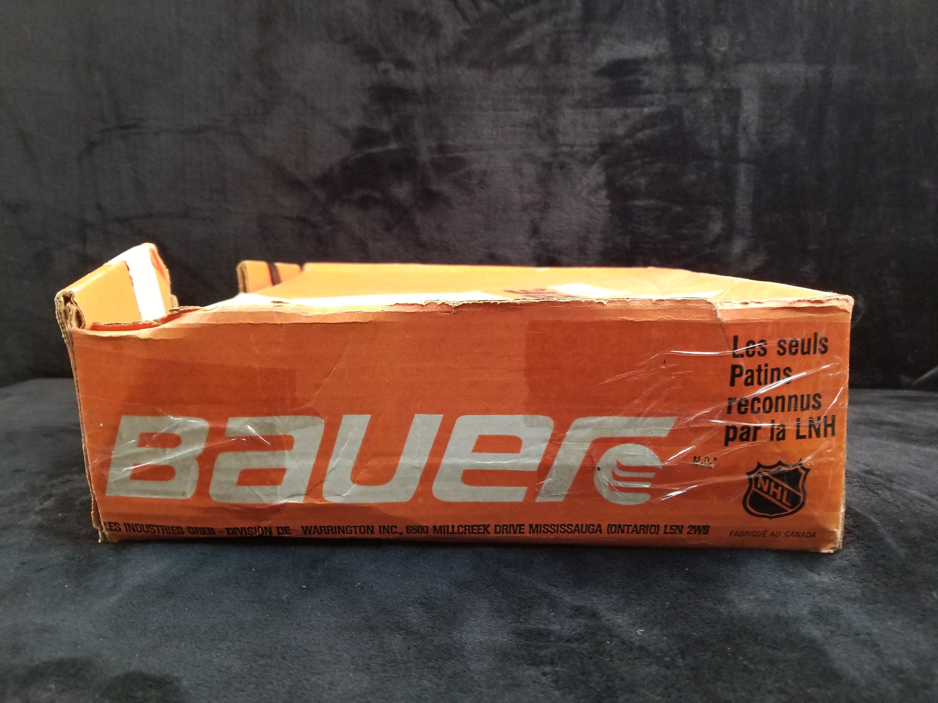 Vintage 1970s Bauer Ice Hockey Skates - Guy Lafleur Approved - Men's ...