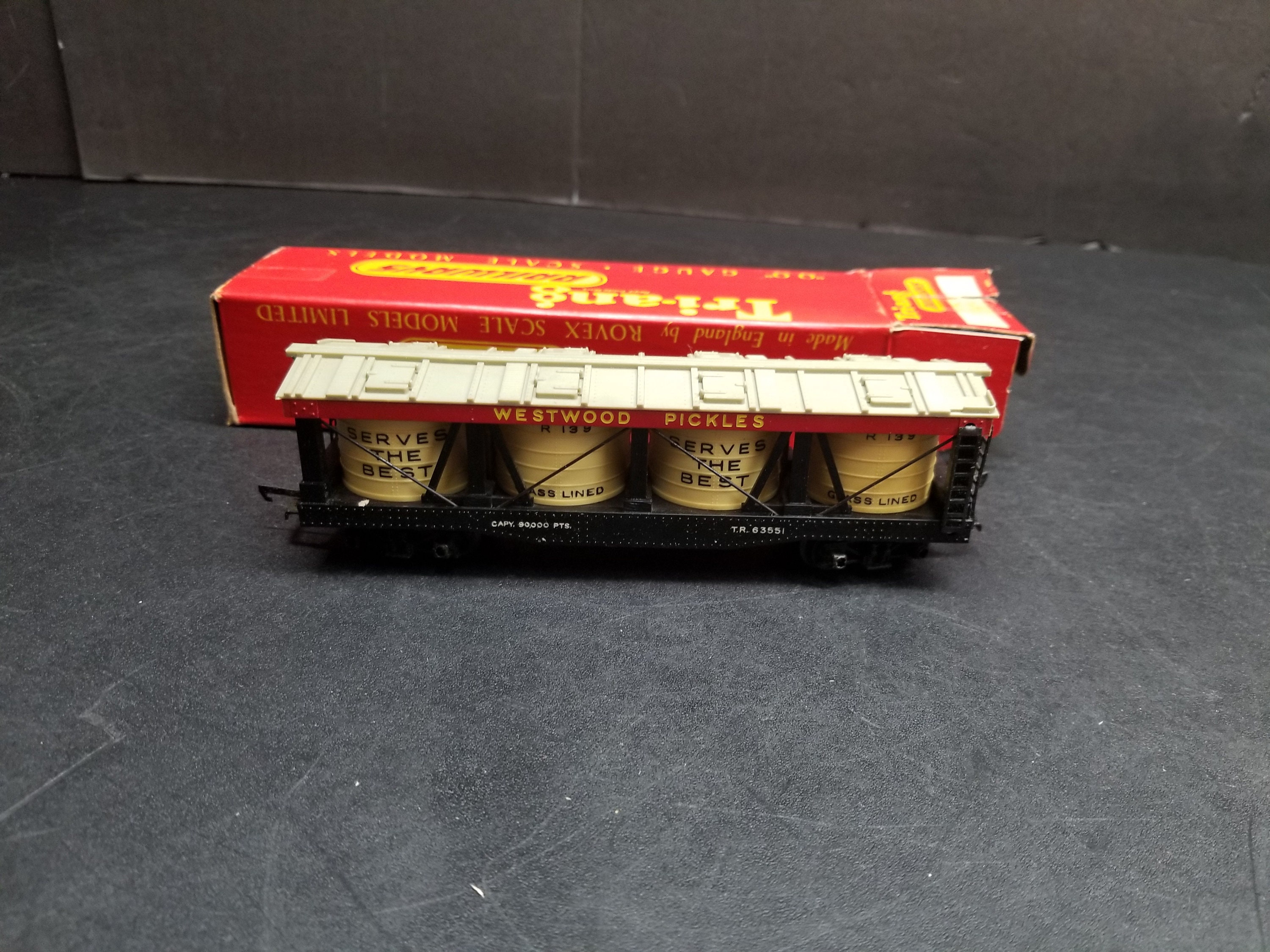 Tri-ang OO / HO Scale R 139 Westwood Pickles Old-time Car T.R 63551 ...