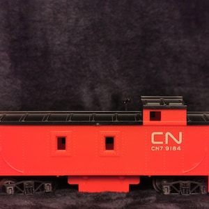 Vintage Tri-ang Hornby HO / OO Scale R 115 Canadian National Caboose Car CN 79184 Orange - Etsy