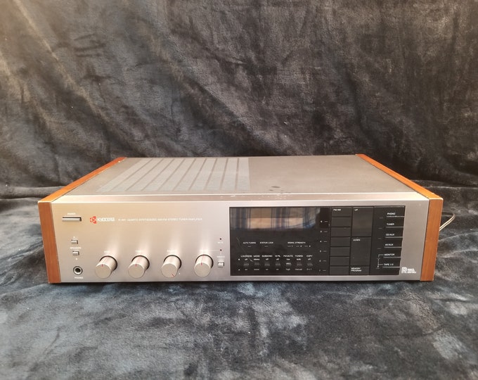 Vintage Kyocera R-461 AM FM Stereo Tuner Amplifier for Parts or Repair ...