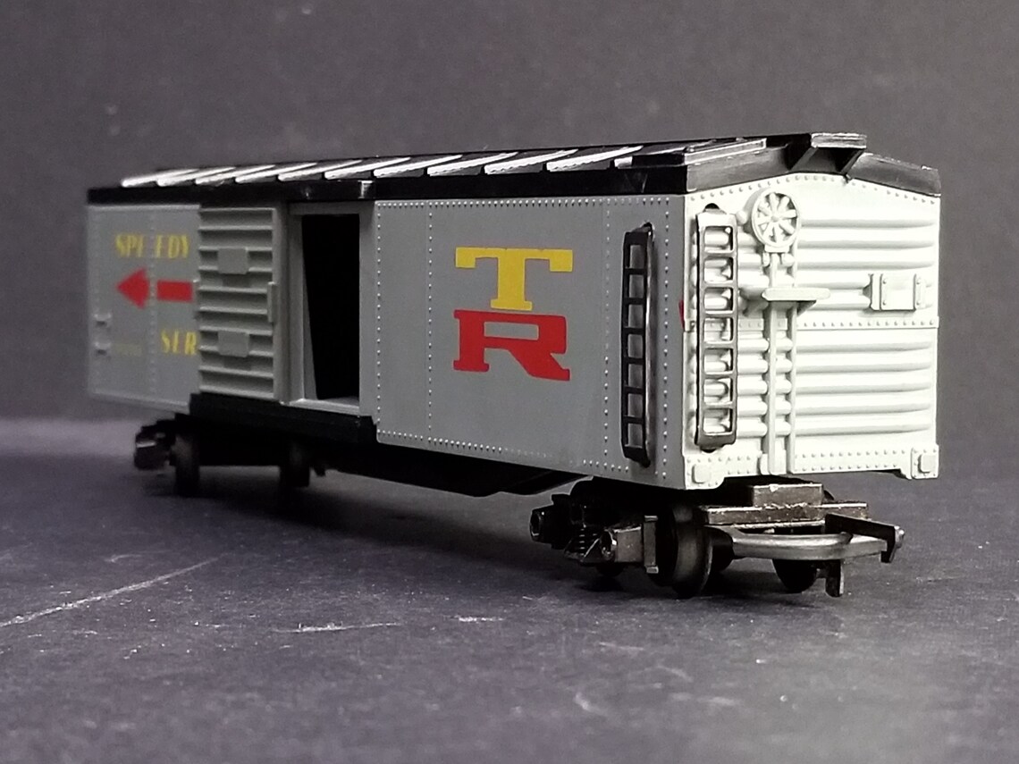 Vintage Tri-ang R 136 Long Box Car - Speedy - Etsy
