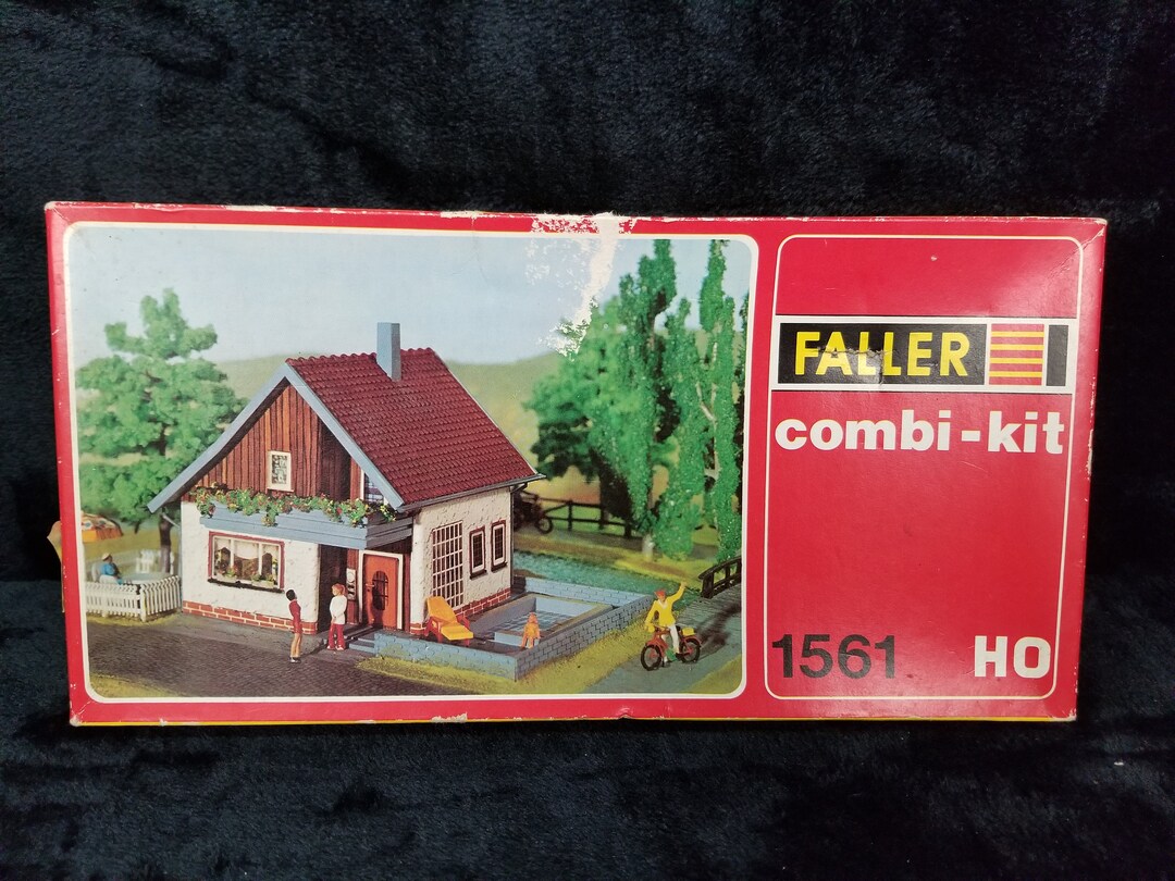 Vintage Faller HO Scale Combi-kit House With Swimming Pool 1561 ...
