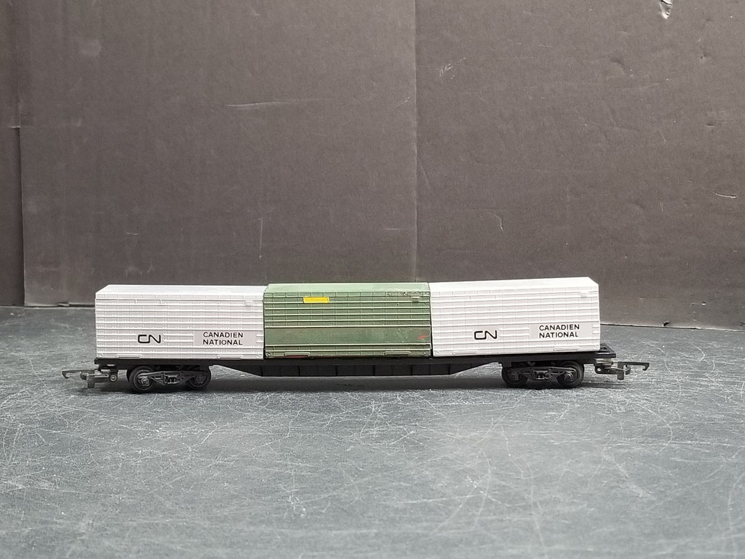 Tri-ang OO/HO Scale Canadian National 3 Containers (custom Painted) - Etsy
