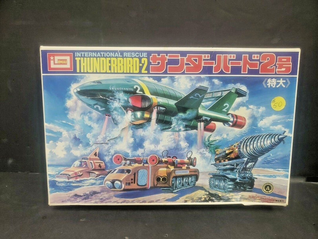Vintage IMAI Space Science Series Thunderbird 2 With 12 Postcards New ...