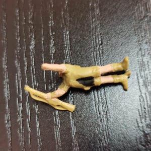 Vintage HO Scale Soldiers WWII Infantry People Figures Light Green ...