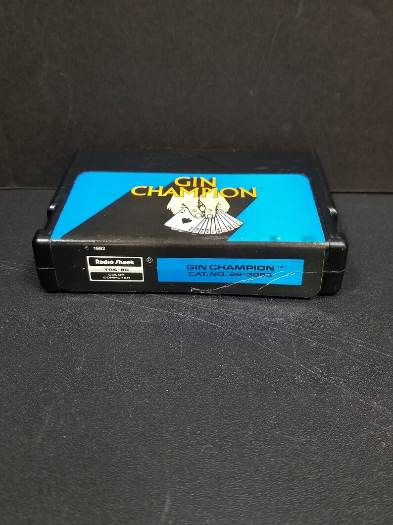 Radio Shack TRS-80 Game Cartridge Gin Champion Cat. No. 26-3083 - Etsy