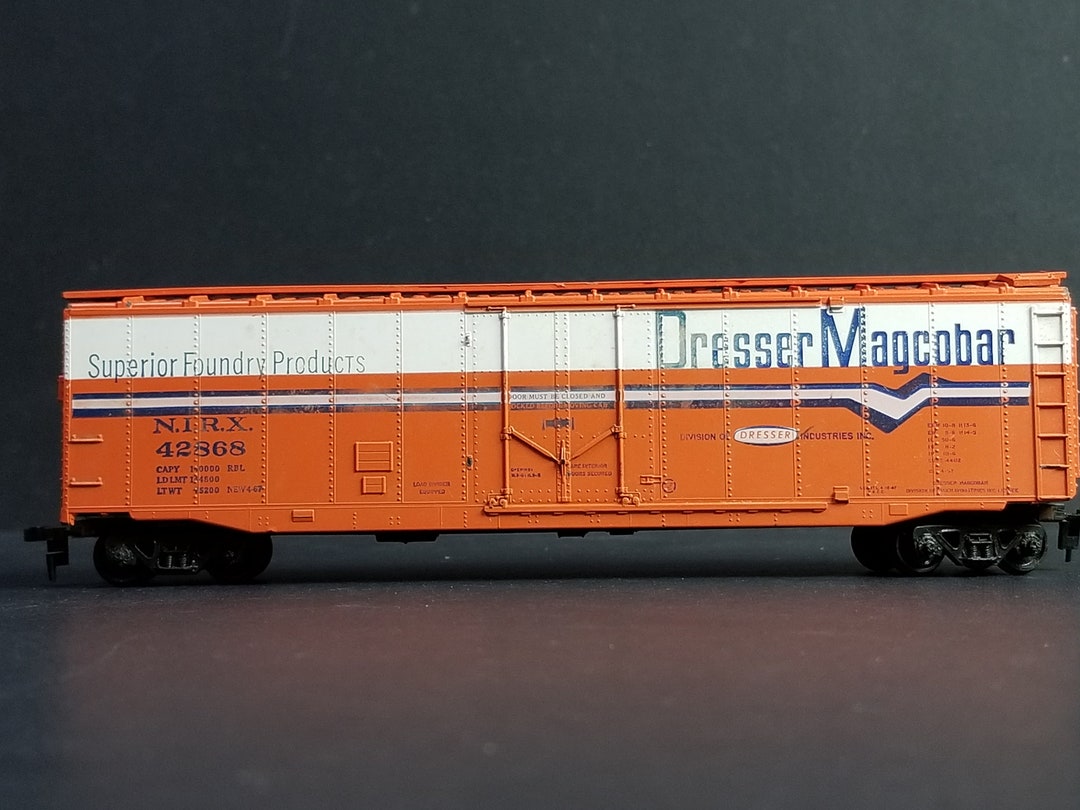 Athearn HO Scale Dresser Magcobar Plug Box Car Nirx #42868 Orange - Etsy