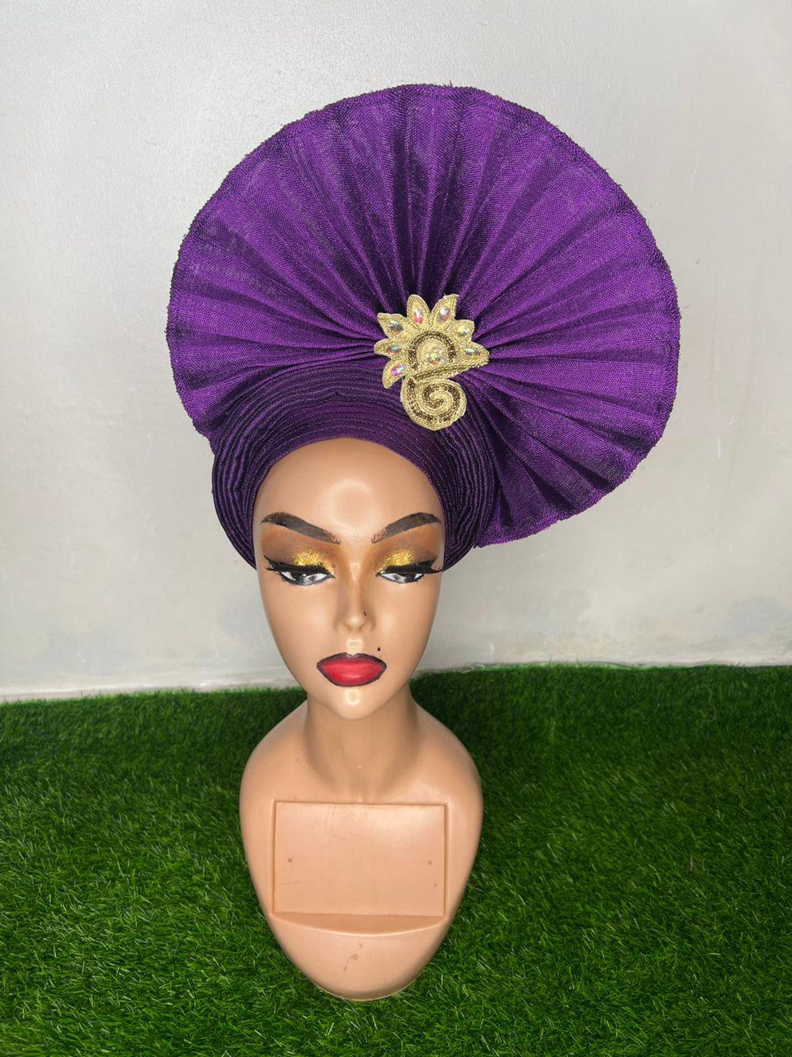 Purple Auto Gele - Etsy