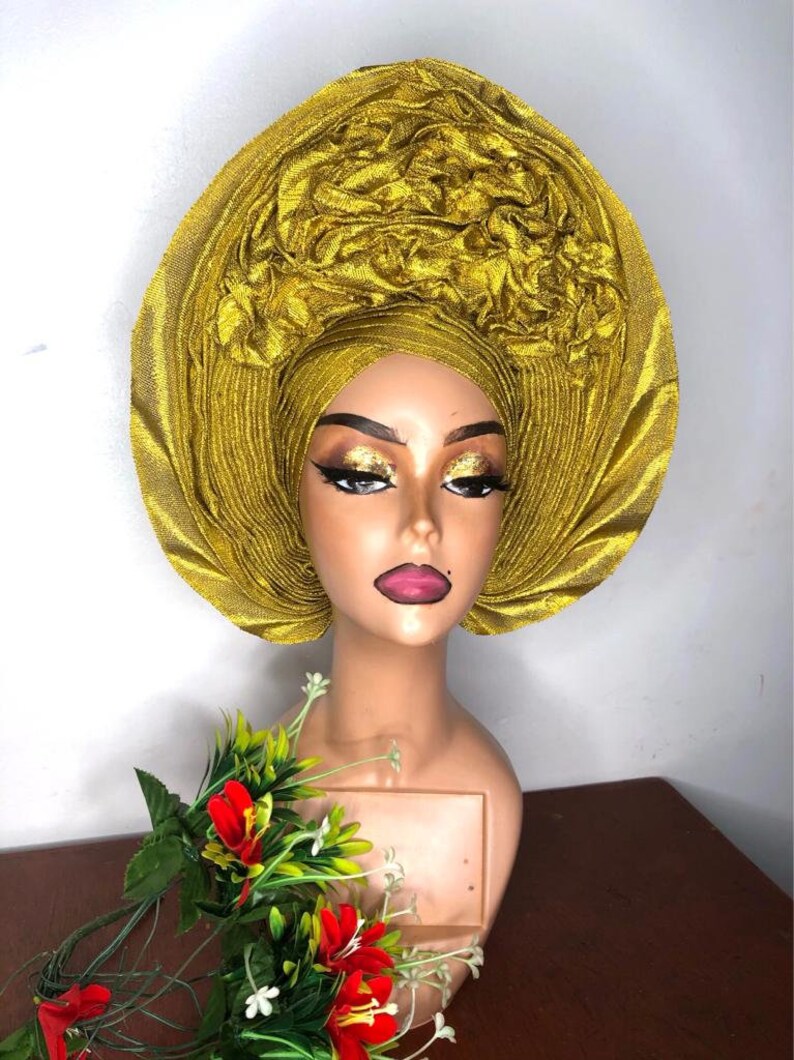 Gold Auto Gele - Etsy