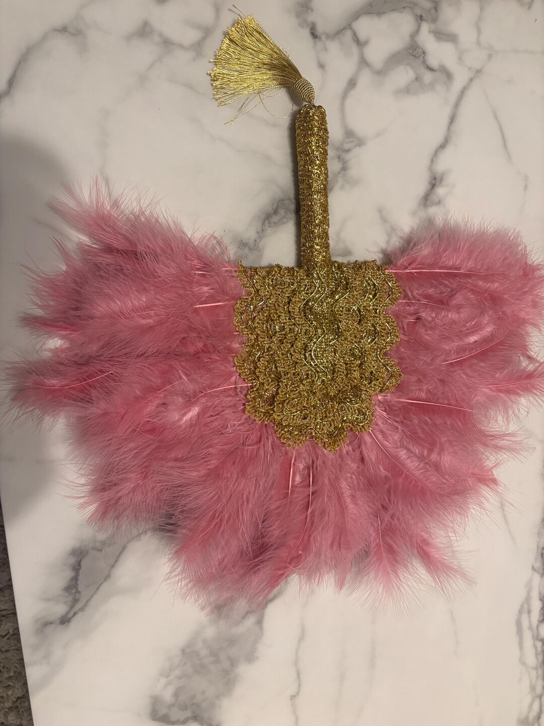 Bridal Feather Hand Fan: Wedding Accessory - Etsy