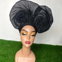 Stoned Nigerian Auto Gele , Pre-styled Auto Gele - Etsy