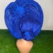 Royal Blue Auto Gele Ready to Wear - Etsy