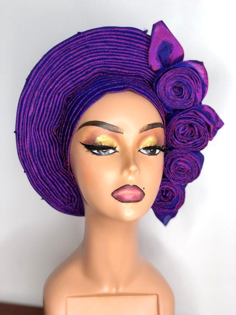 Purple Auto Gele - Etsy