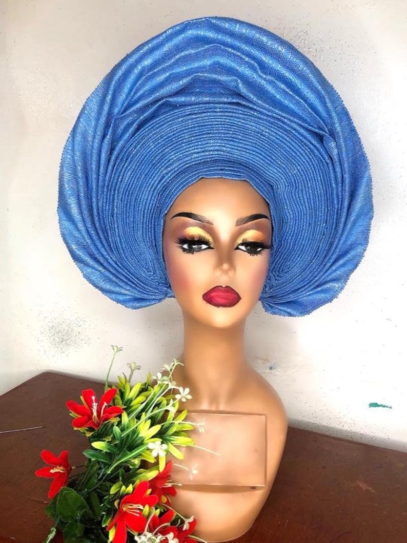 African Pre-tied Auto Gele - Etsy