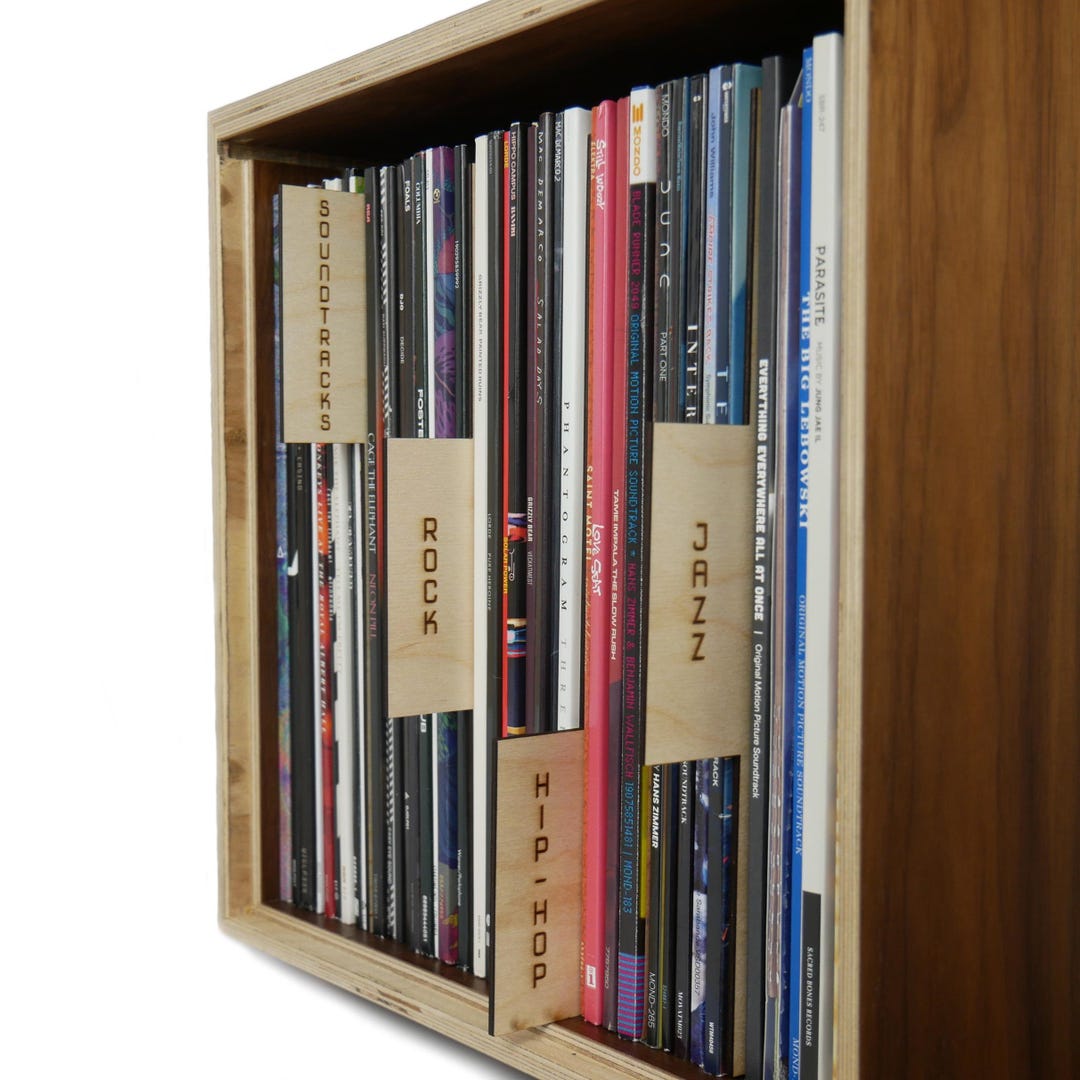Wooden Vinyl Record Dividers - Full Size - Etsy