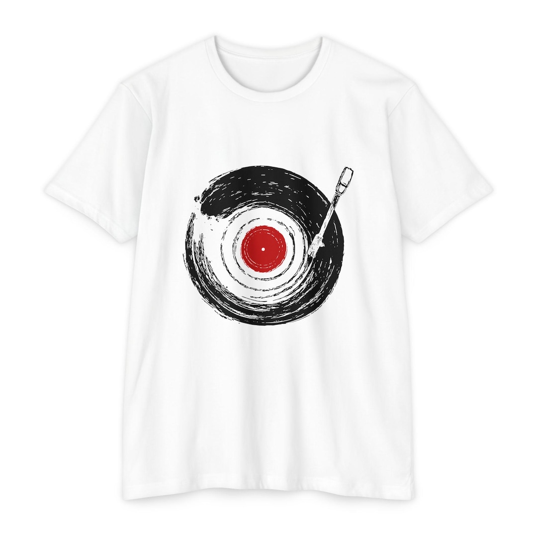 Vinyl Record Paint Stroke T-shirt - Etsy