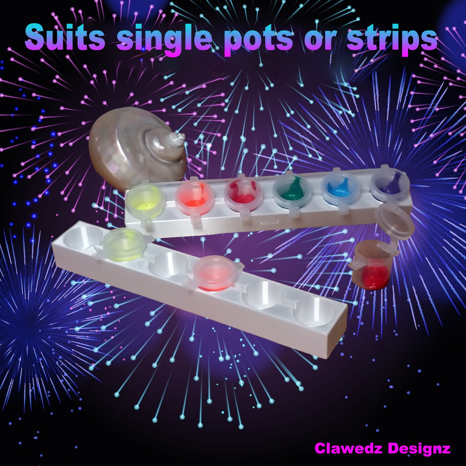 Mini Paint Pot Strip Holders/10ml & 5ml/storage Racks/art Pot Container ...