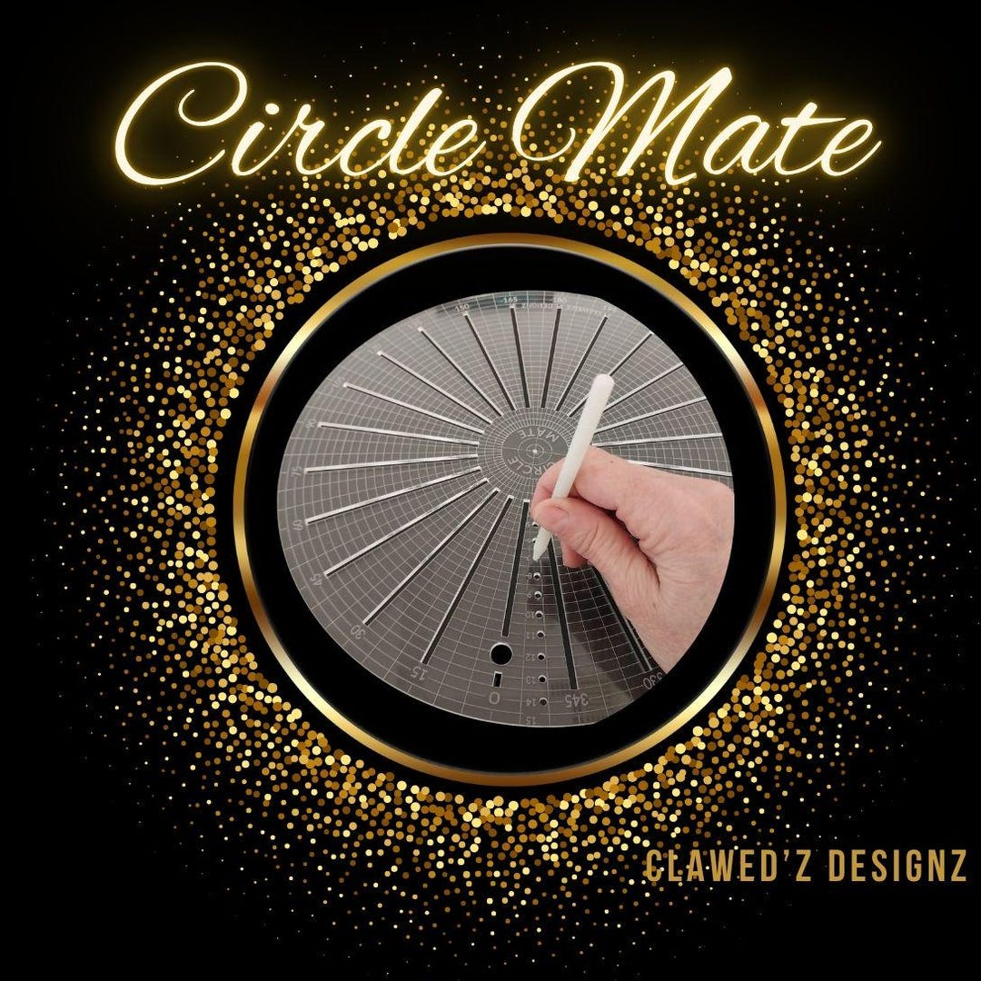 CIRCLE MATE - Multi Functional Art and Craft Ruler - Etsy