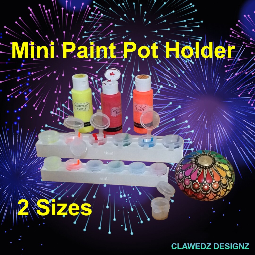 Mini Paint Pot Strip Holders/10ml & 5ml/storage Racks/art Pot Container ...