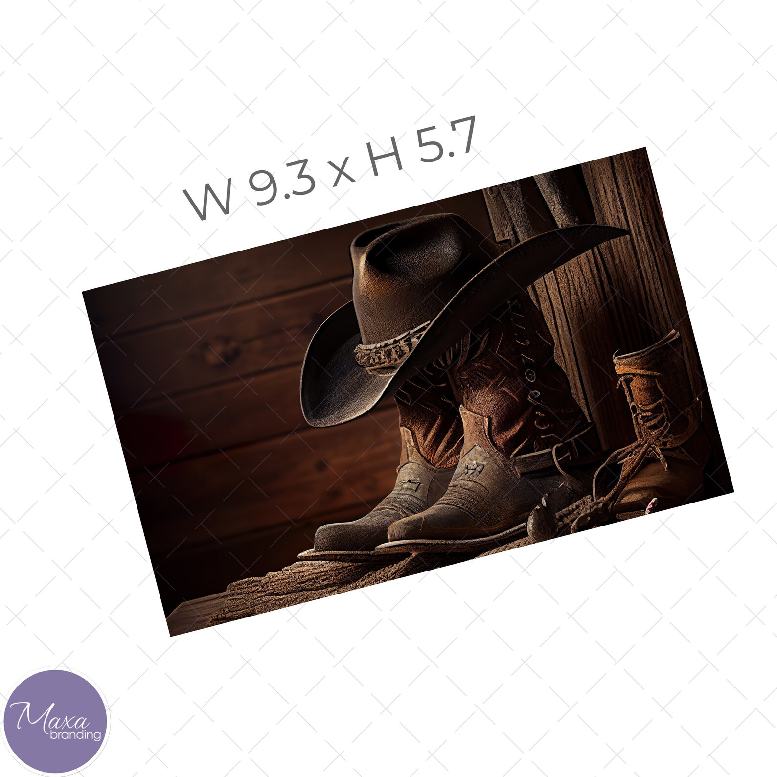 Cowboy Boots and Hat Sublimation Digital Download PNG and JPEG. Western ...
