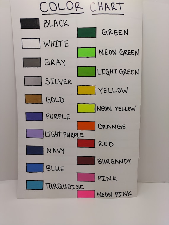 Nfl Team Colors Chart