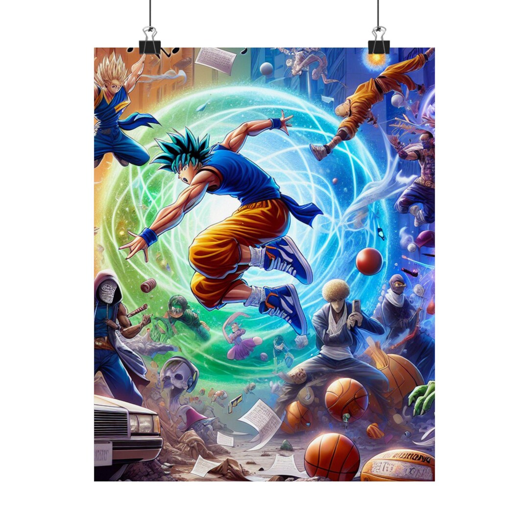 DBZ Matte Vertical Posters - Etsy