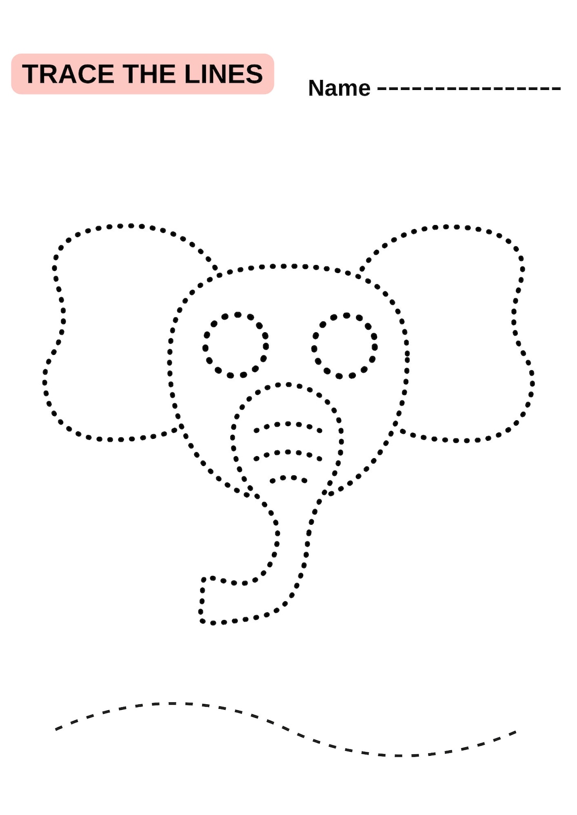 Preschool Line Tracing Worksheets,free Work,lines Trace Pages Printable ...
