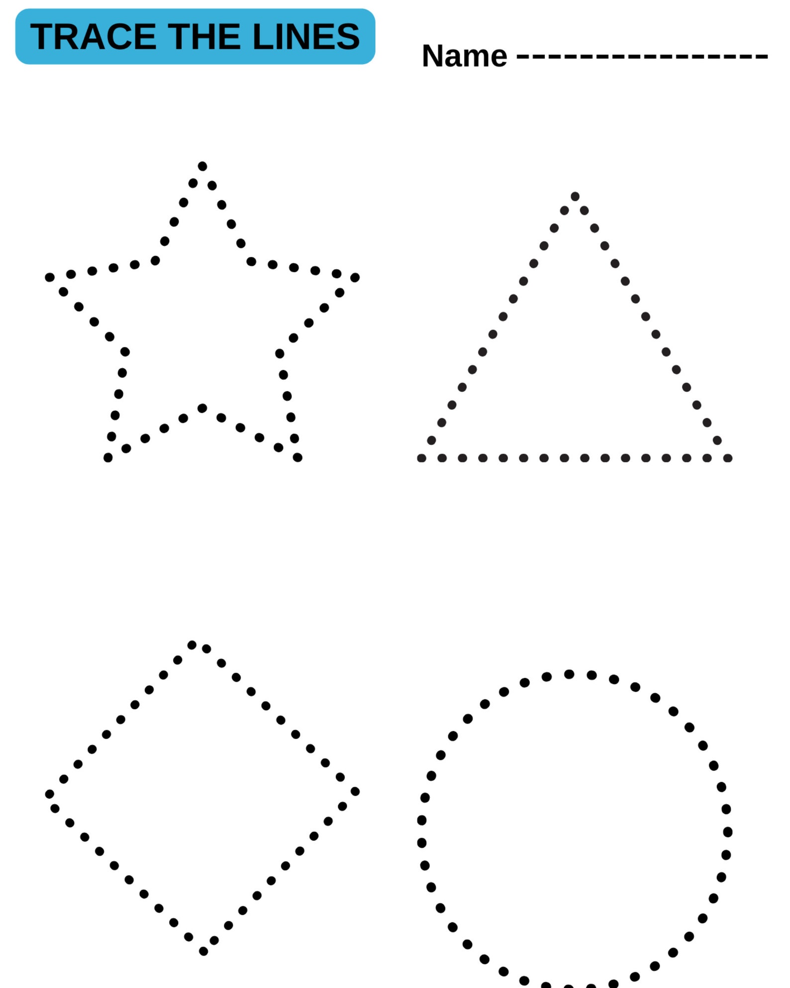 Preschool Line Tracing Worksheets,free Work,lines Trace Pages Printable ...