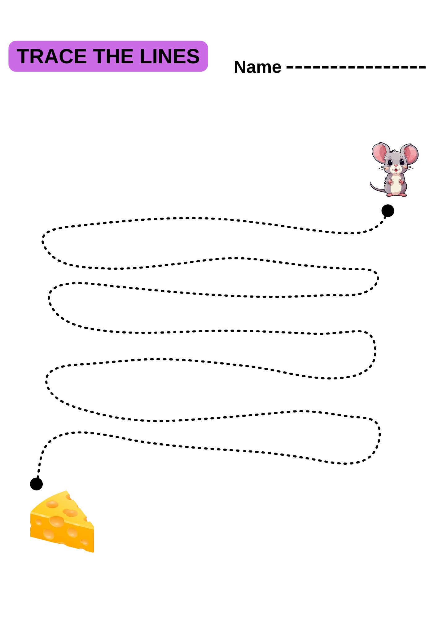 Preschool Line Tracing Worksheets,free Work,lines Trace Pages Printable ...