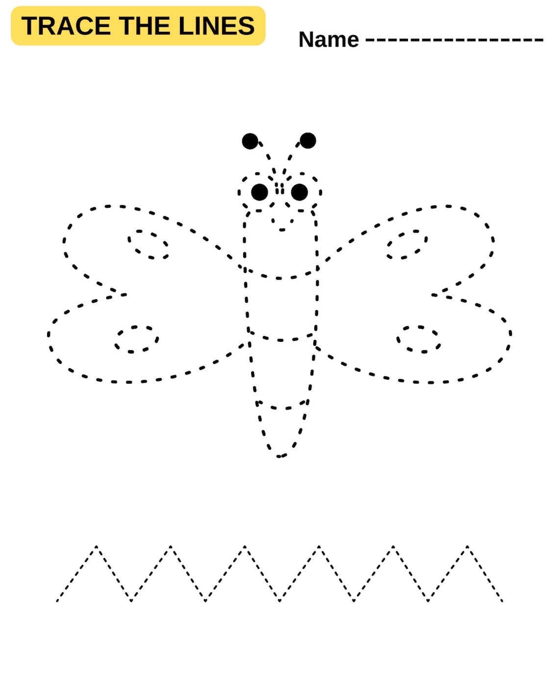 Preschool Line Tracing Worksheets,free Work,lines Trace Pages Printable ...