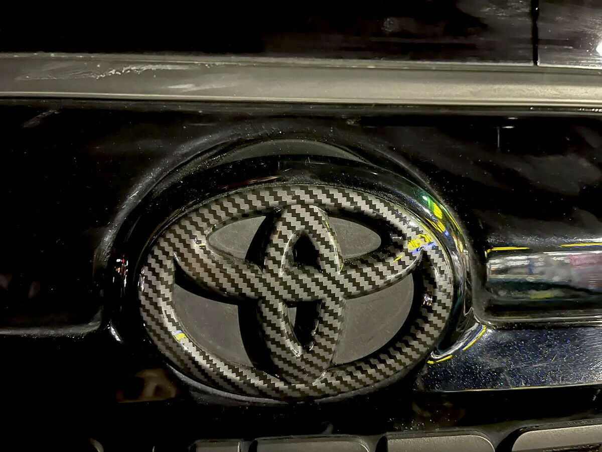 Toyota 4runner Carbon Fiber Emblem Overlay Front and Back (2PCS) - Etsy