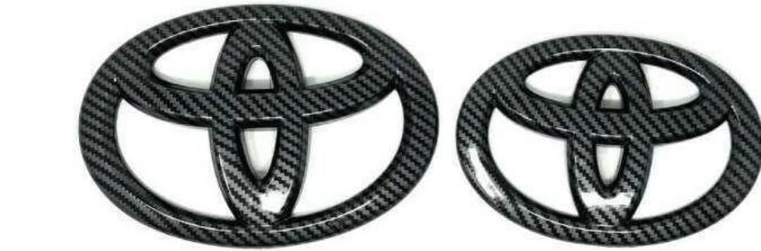 Toyota 4runner Carbon Fiber Emblem Overlay Front and Back (2PCS) - Etsy