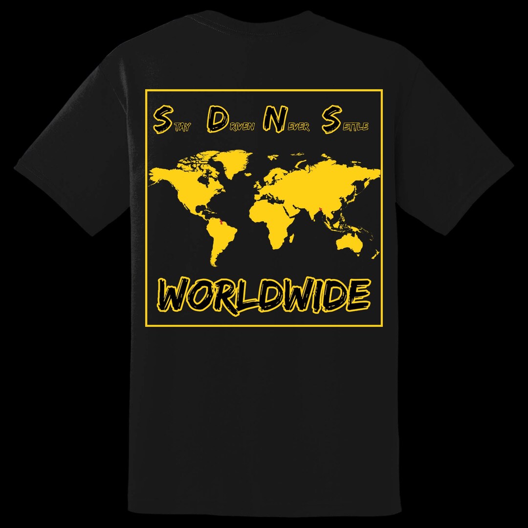 SDNS WORLDWIDE TEE - Etsy