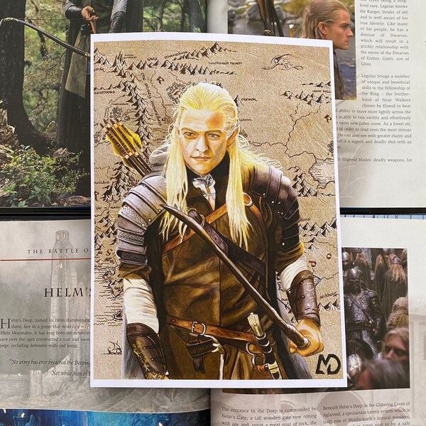 Map of Middle Earth Printable - Etsy